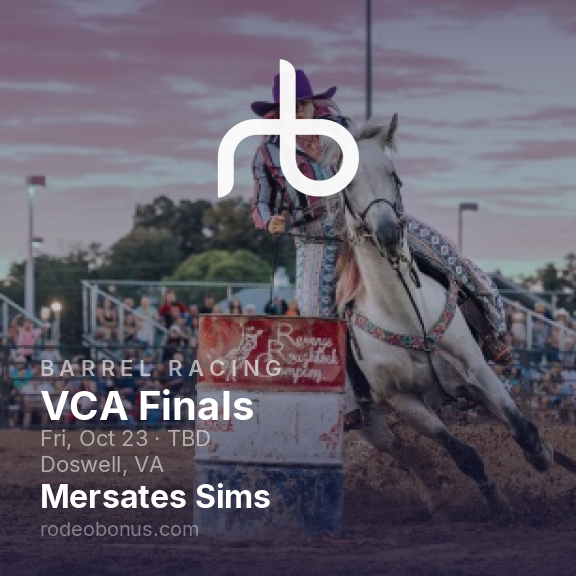 Mersates Sims — Barrel Racing | Rodeo Bonus